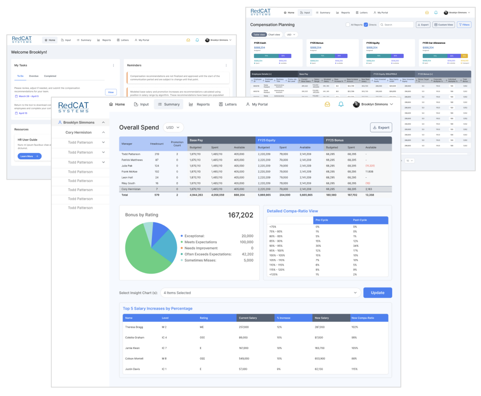 Compensation Management - RedCAT Systems